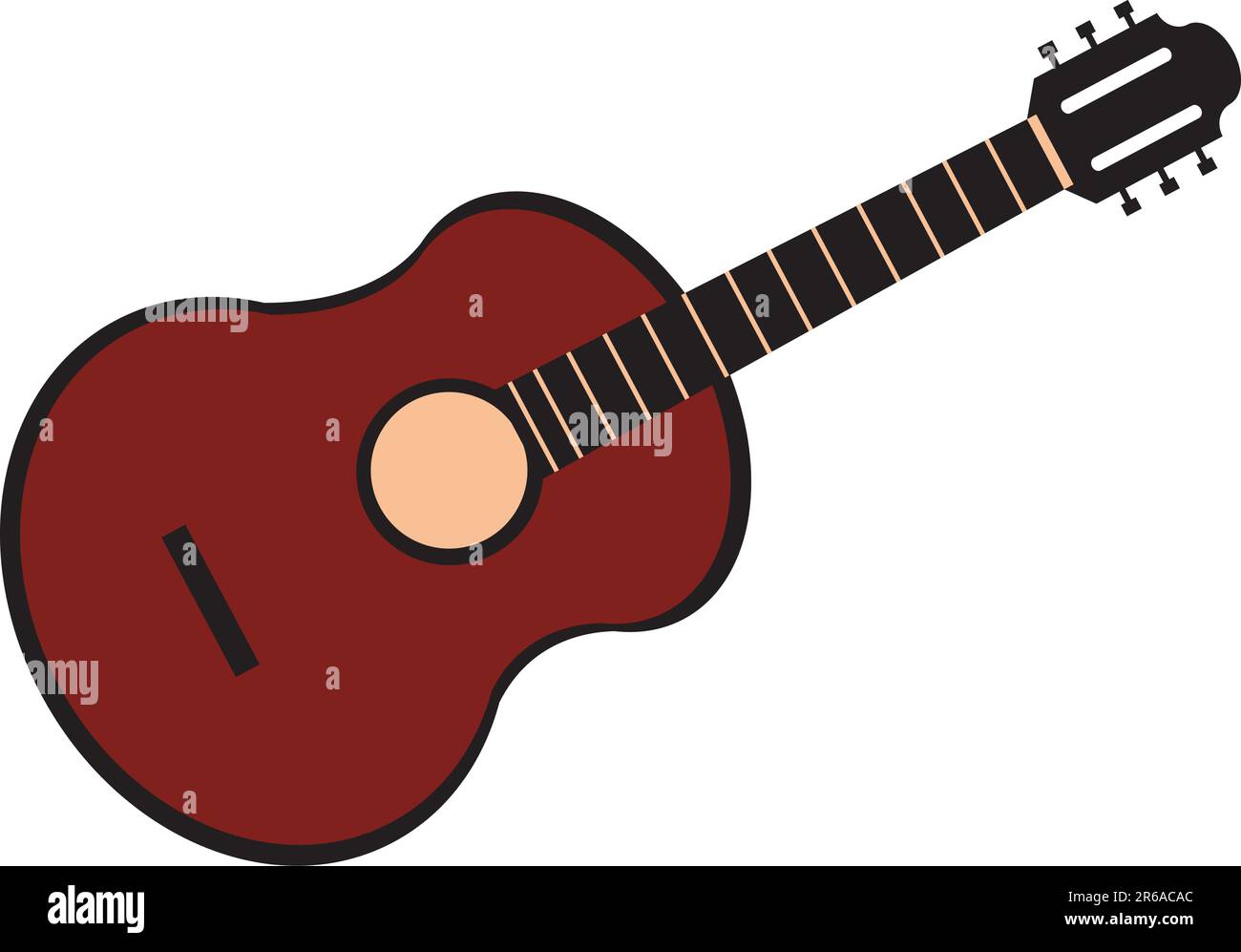 Simple vector guitar graphic Stock Vector Image & Art - Alamy