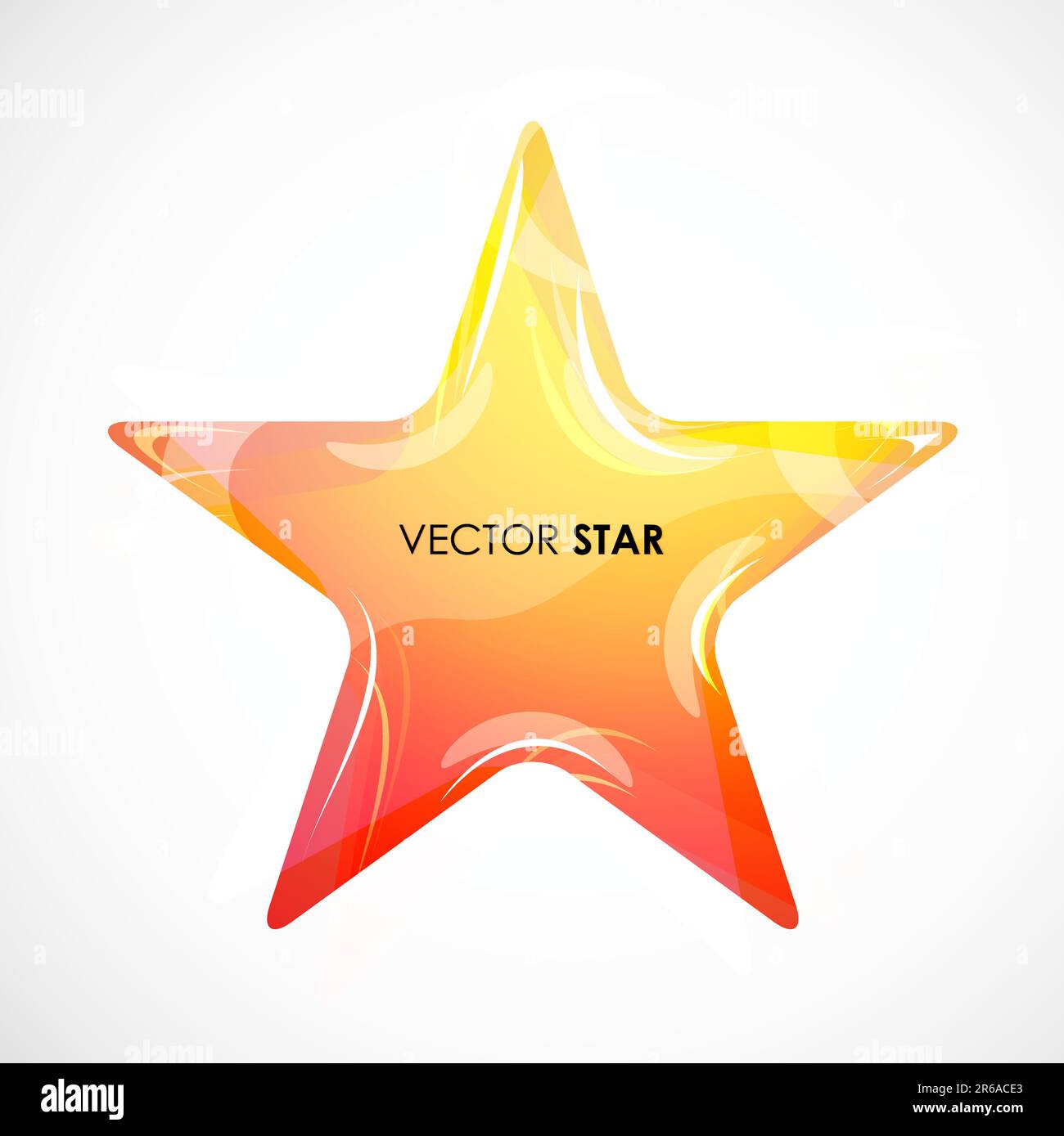 illustration of vector star on white background Stock Vector Image ...