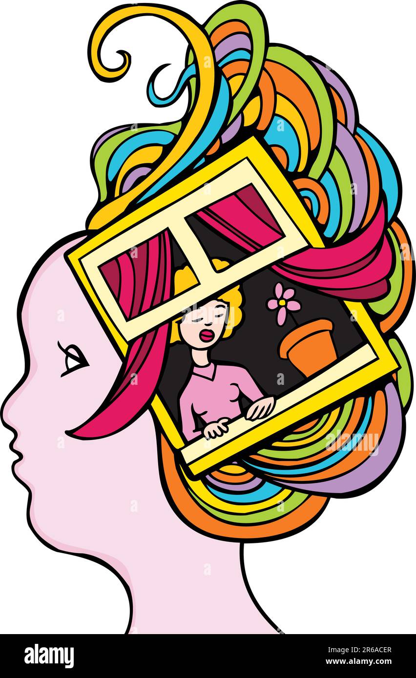 Solving contemplating Stock Vector Images - Alamy