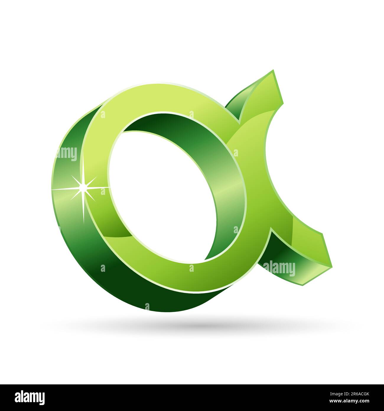 illustration of alpha sign on white background Stock Vector Image & Art ...