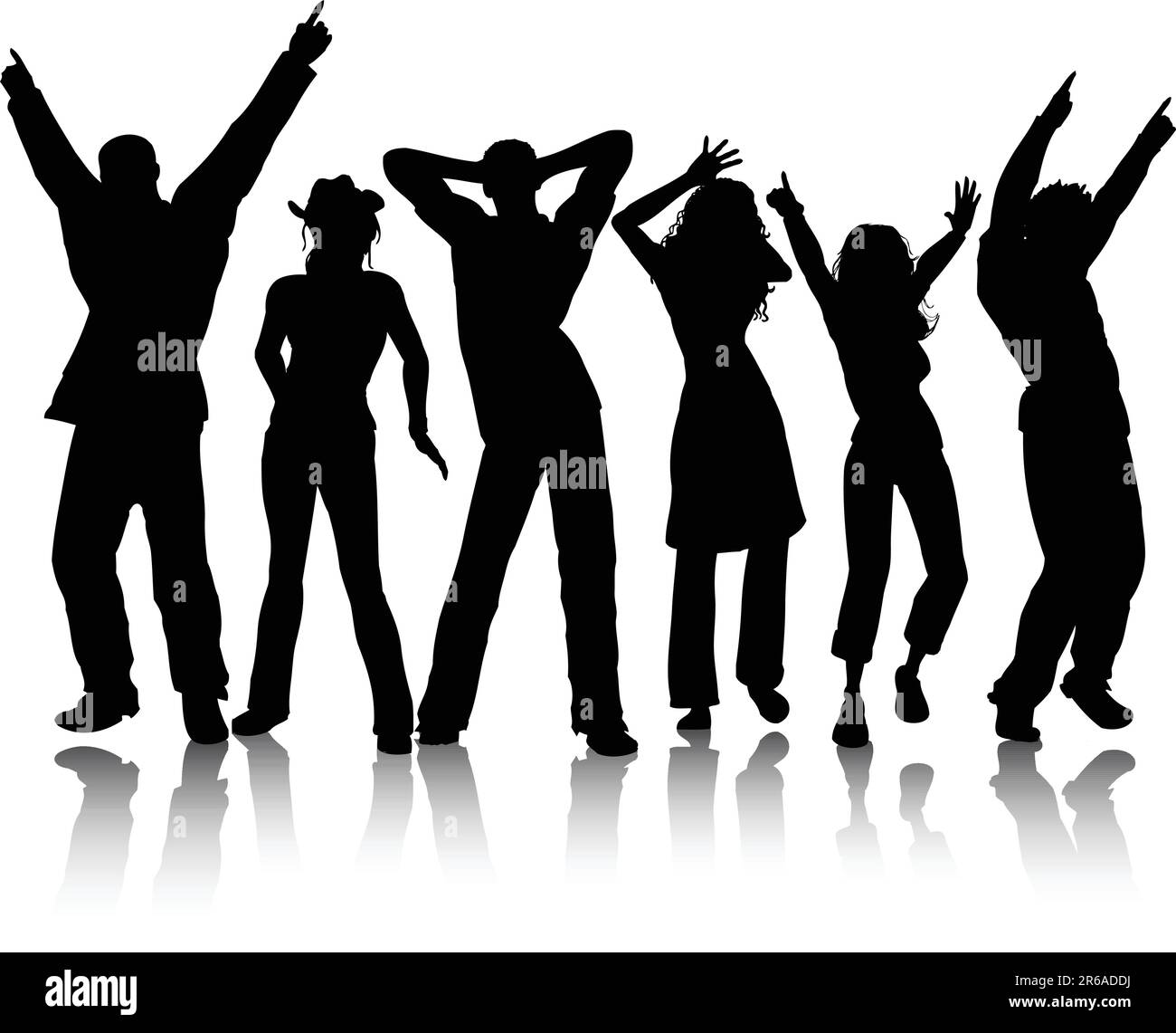 Silhouette of audience Cut Out Stock Images & Pictures - Alamy