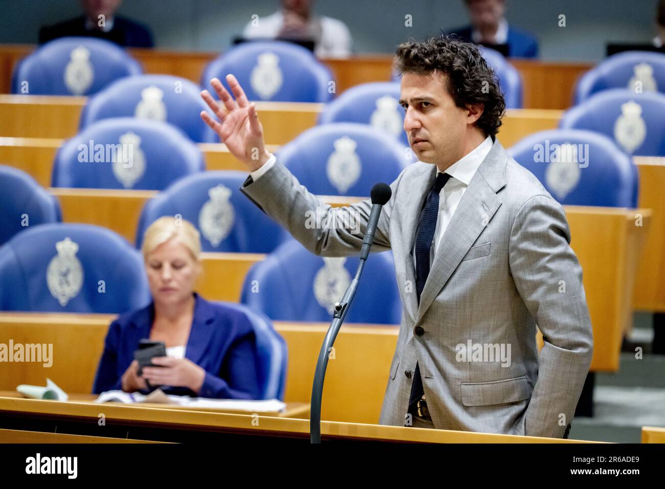 THE HAGUE - Attje Kuiken pvda and Jesse Klaver green left in the House ...