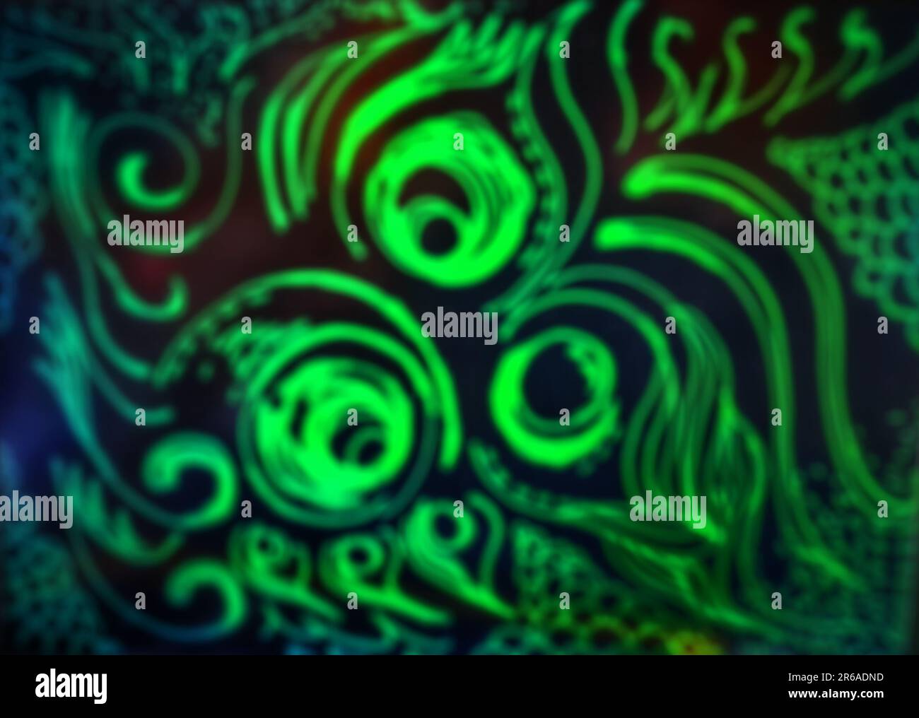 Thai art abstract feeling and Thai number three in imagination Stock ...