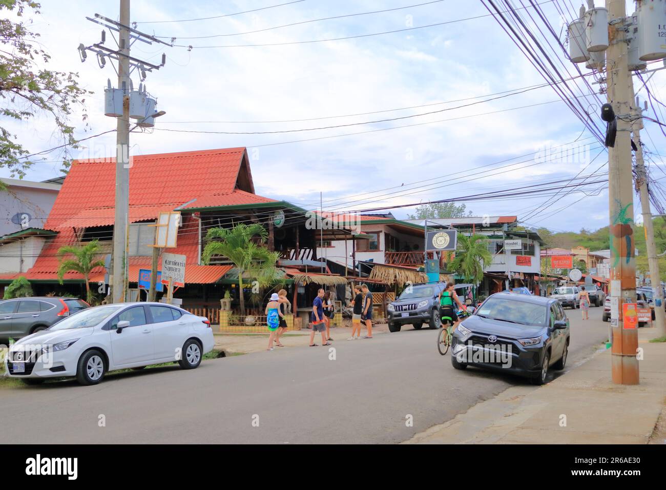 March 12 2023 - Nicoya, Guanacaste in Costa Rica: typical streetlife in ...