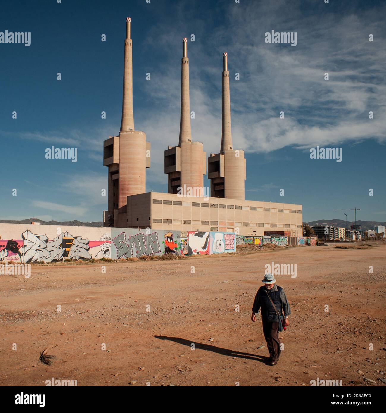 Besos thermal power plant hi-res stock photography and images - Alamy