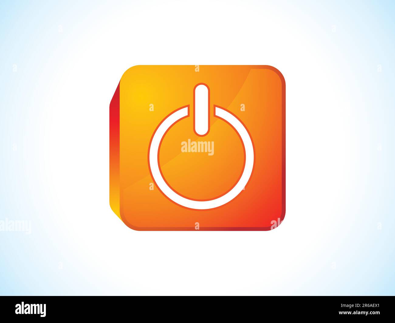 abstract power button vector illustration Stock Vector Image & Art - Alamy
