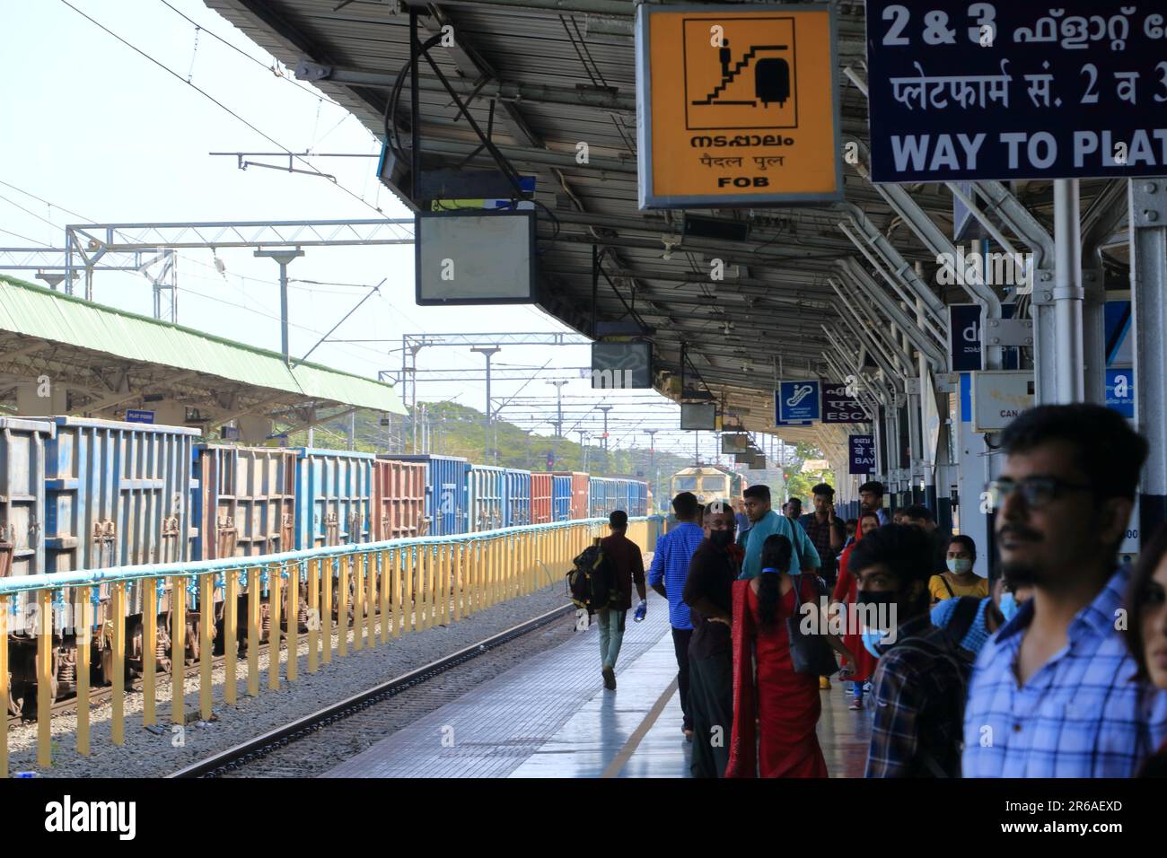 December 30 2022 - Kannur, Kerala in India: People waiting for the ...