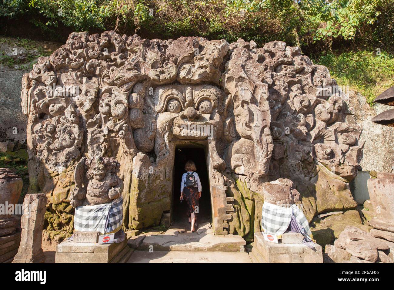 Elephant Cave, Goa Gajah, near Ubud, Bali, Indonesia Stock Photo - Alamy