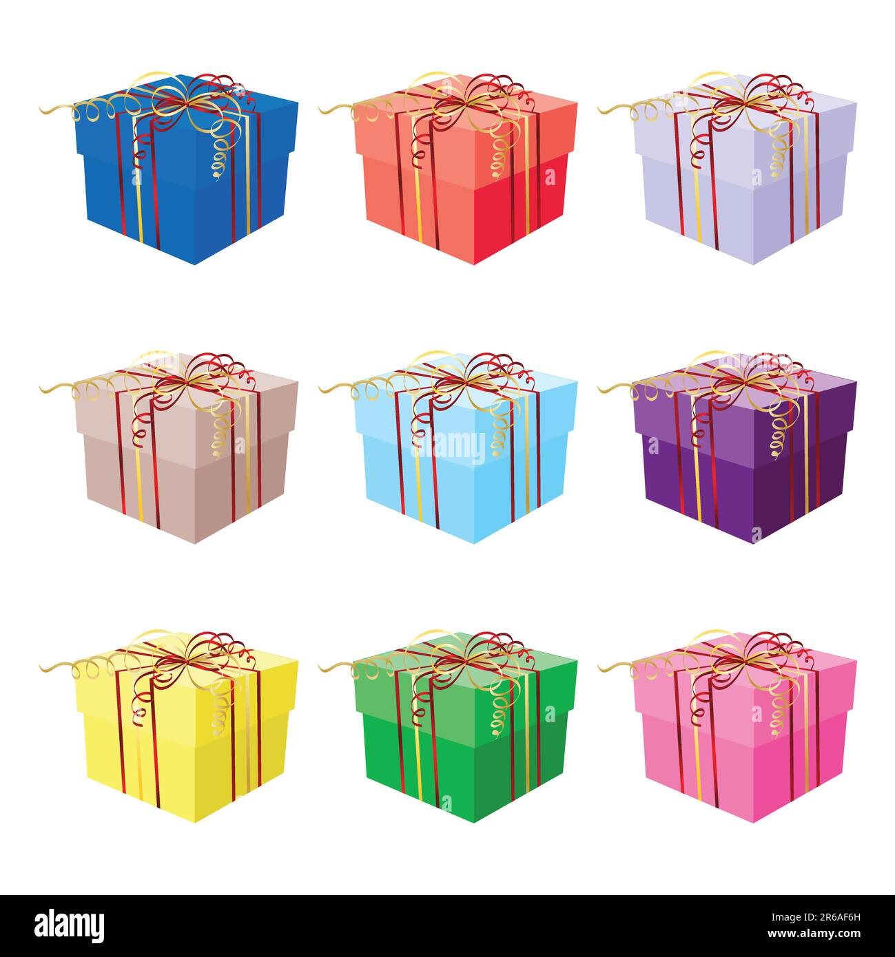 Gift boxes heart shaped Stock Vector Images - Alamy