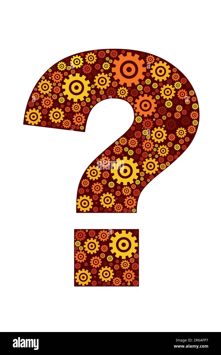 illustration of question mark icon on white background Stock Vector ...