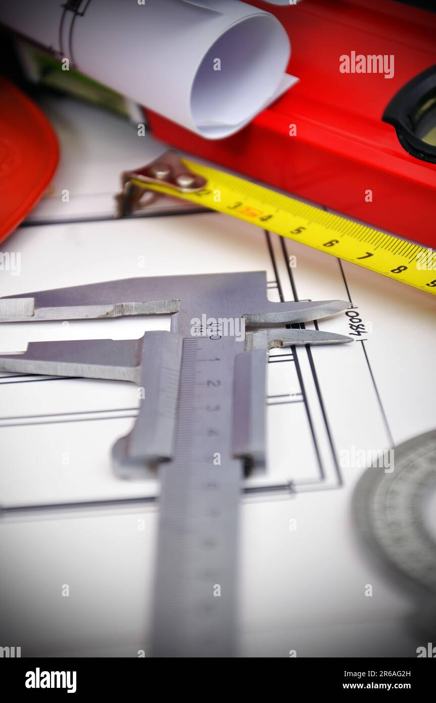 Construction drawings hi-res stock photography and images - Alamy