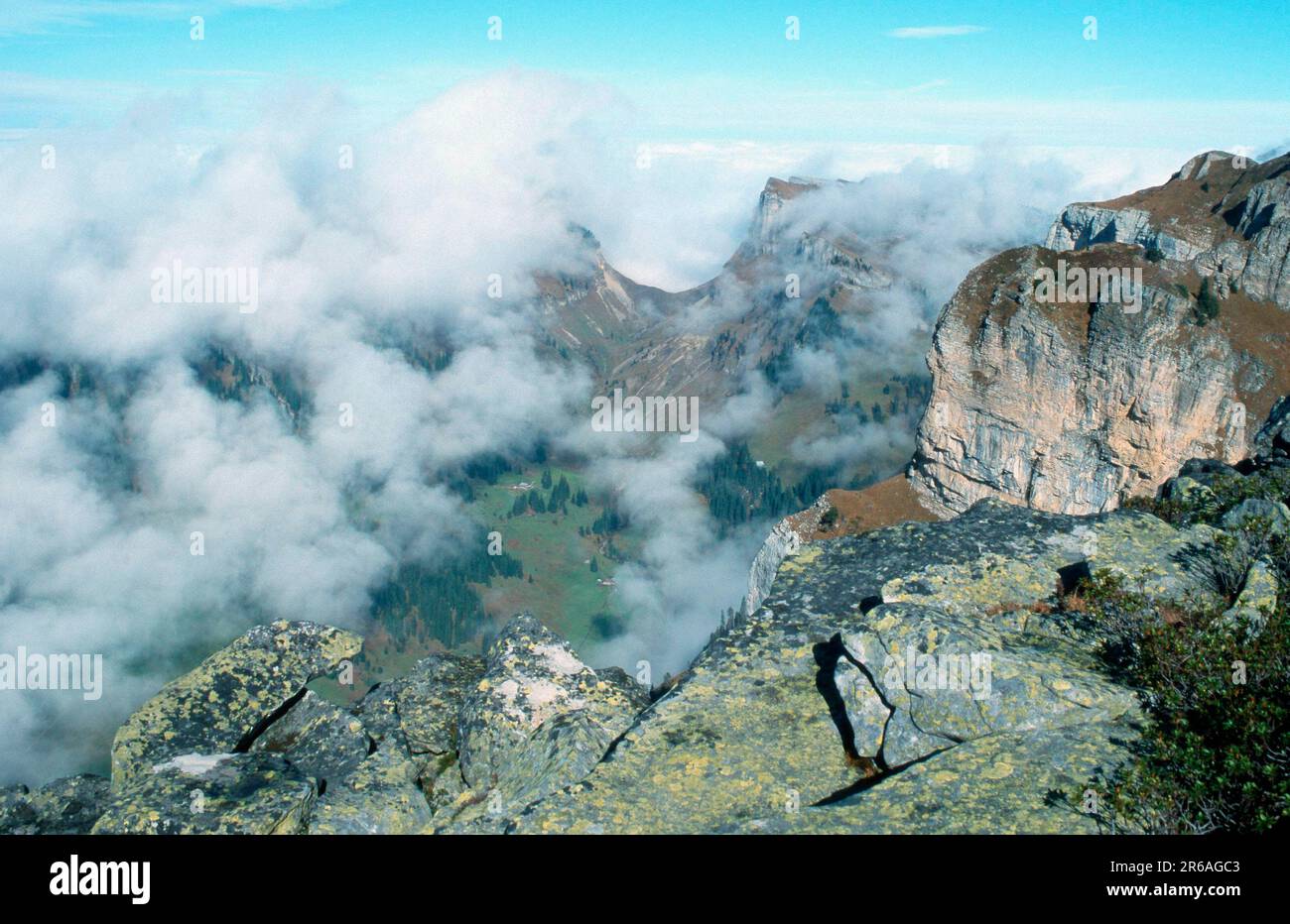 Bernese Oberland (overview) (Europe) (autumn) (fall) (Landschaften ...