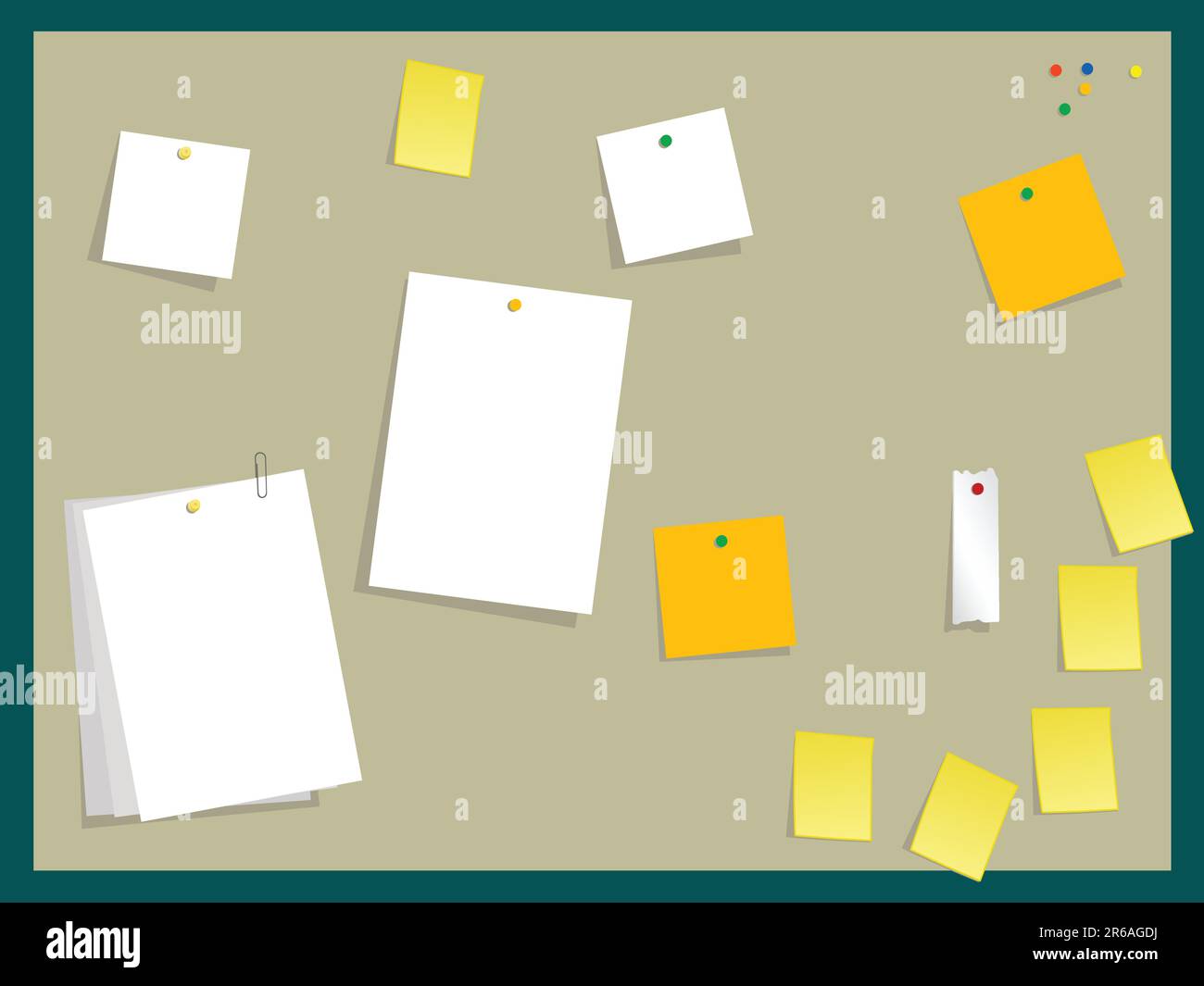 Writing a post it note Stock Vector Images - Alamy