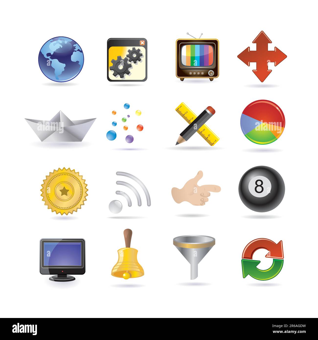 Internet Icon Set Stock Vector Image And Art Alamy