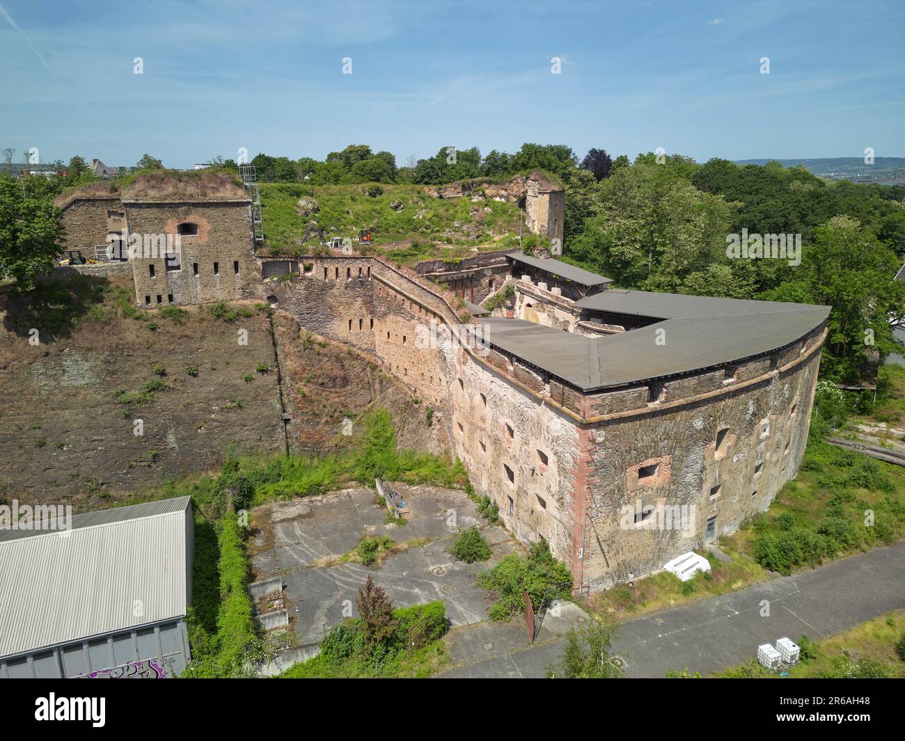 The Feste Franz in Koblenz, part of the Prussian Grand FortressThe ...