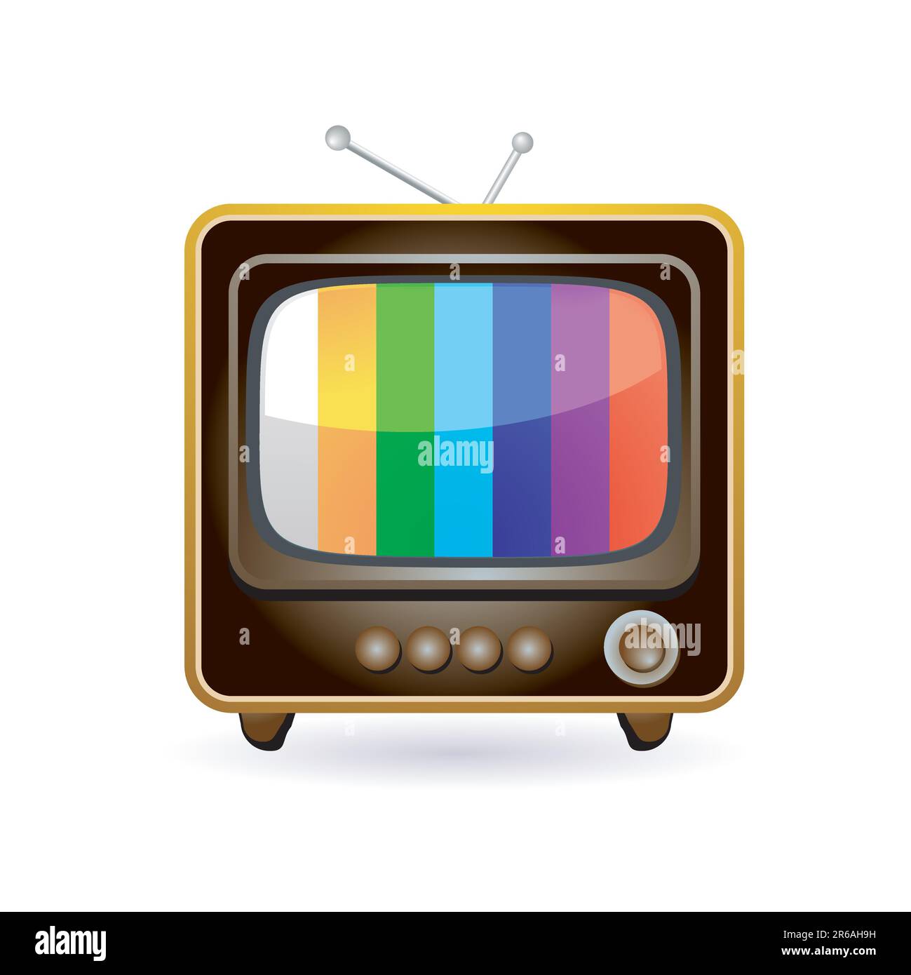 Retro style red color Cut Out Stock Images & Pictures - Alamy