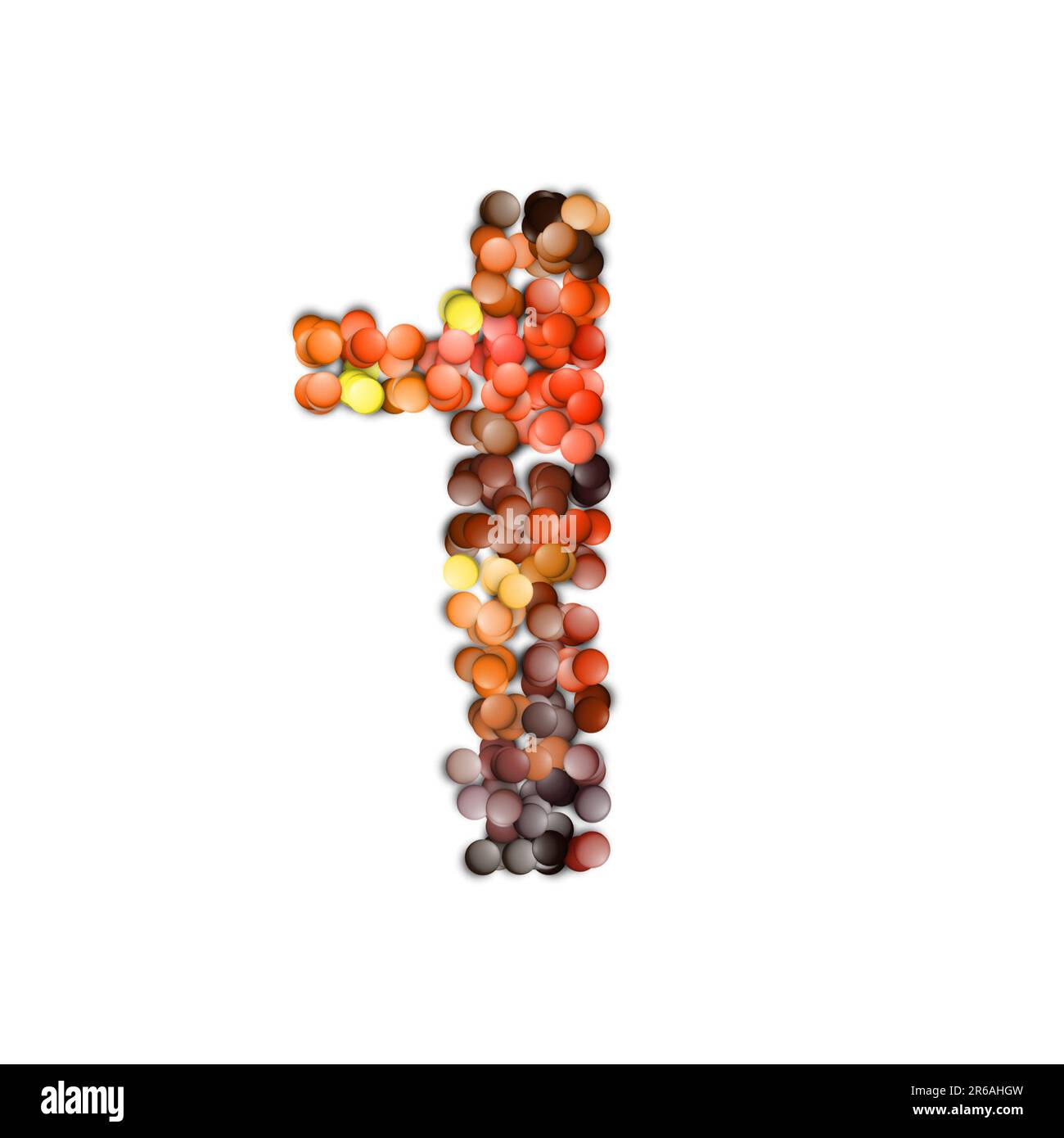 3d number 1 hi-res stock photography and images - Alamy