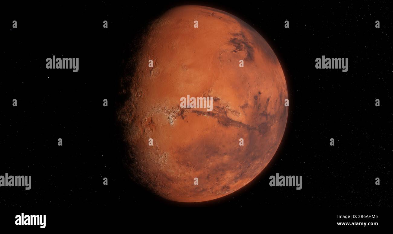 Mars planet milky way hi-res stock photography and images - Alamy