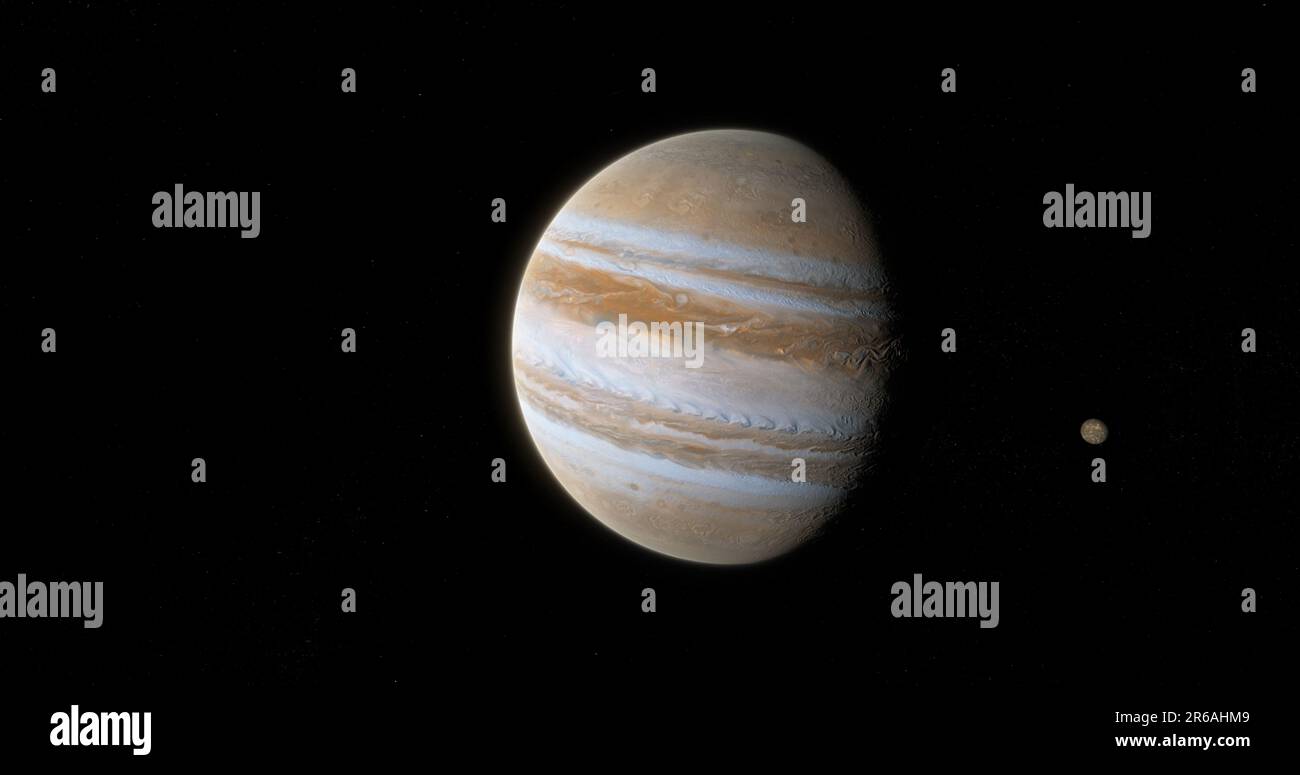Solar planet jupiter on black hi-res stock photography and images - Alamy