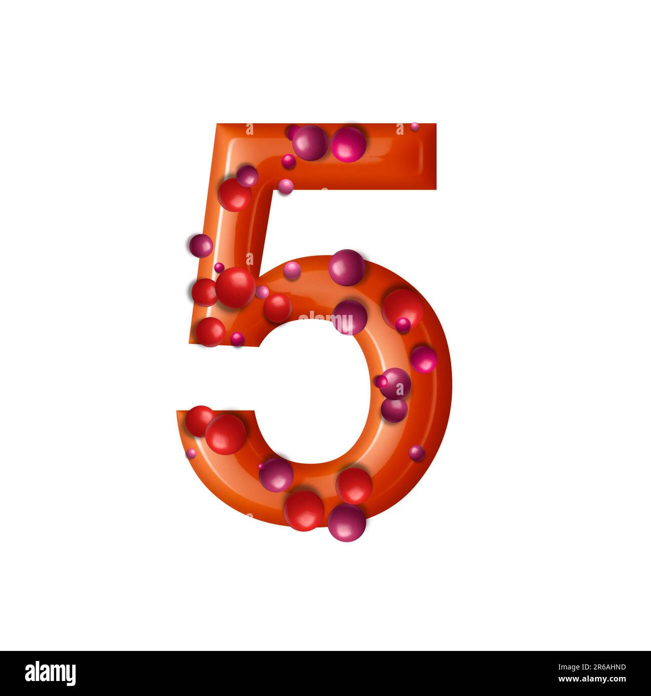 3d alphabet, set of orange numbers with juice's drops, white background ...