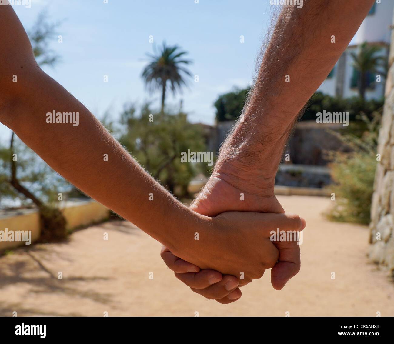 Hand of a person with a neurodegenerative disease. ALS motor disease ...