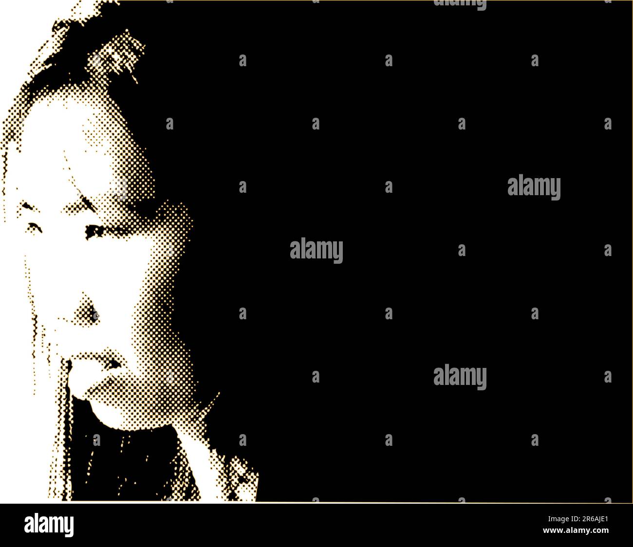 Asian looking out window Stock Vector Images - Alamy