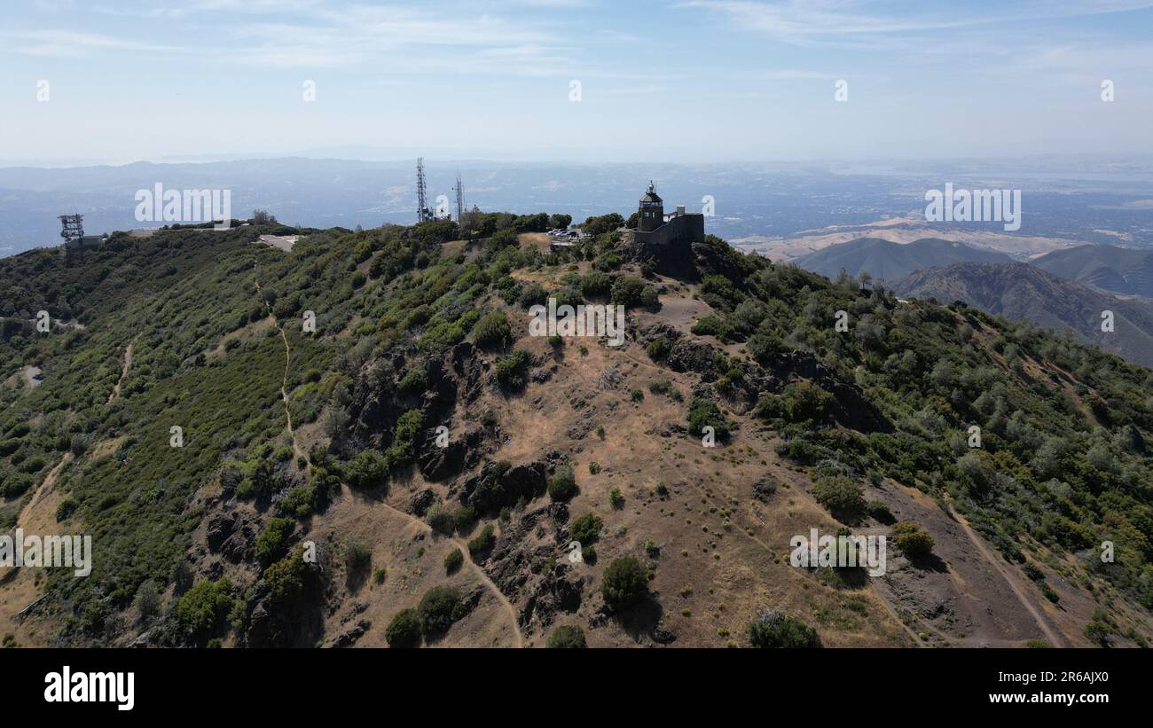 Aerial view mount diablo hi-res stock photography and images - Alamy