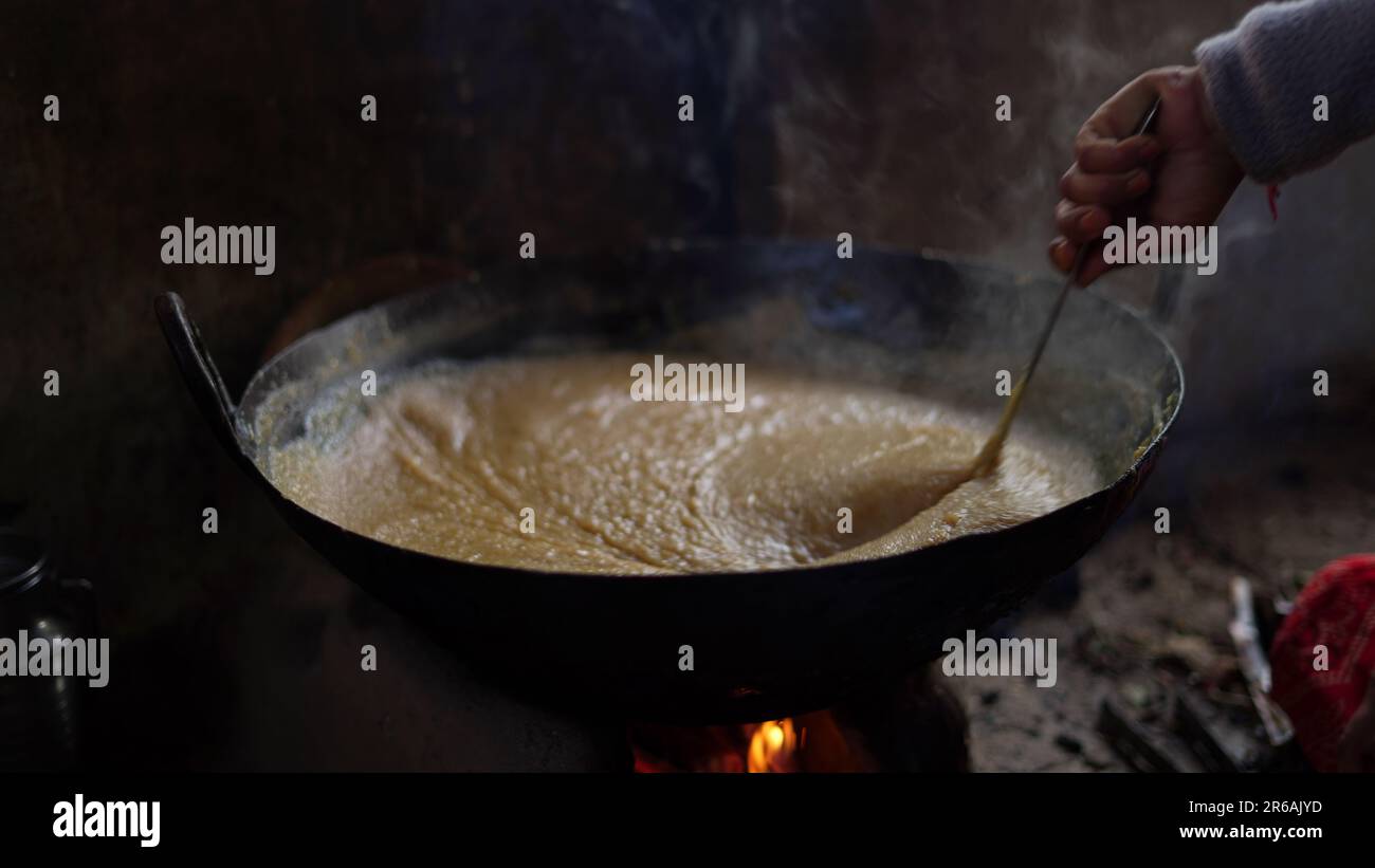 Preparation of indian food hi-res stock photography and images - Alamy