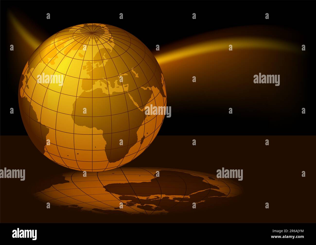 Earth Magmatic - Highly detailed and coloured illustration Stock Vector ...