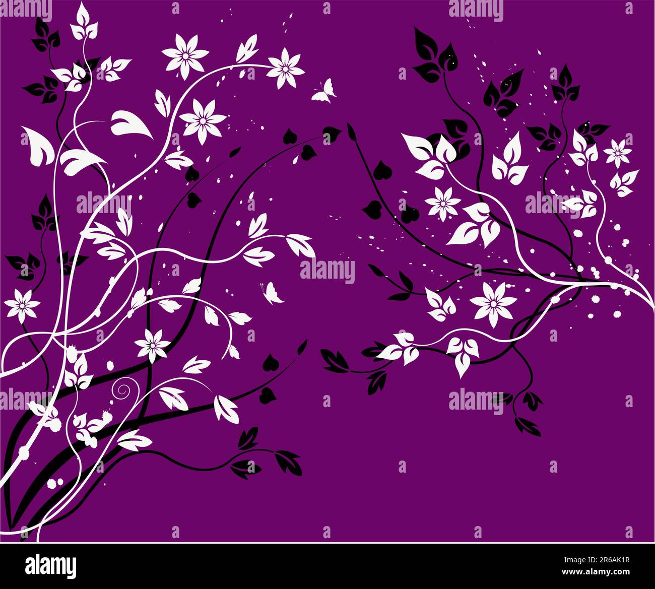 Floral spring background - abstract, art vector illustration Stock ...
