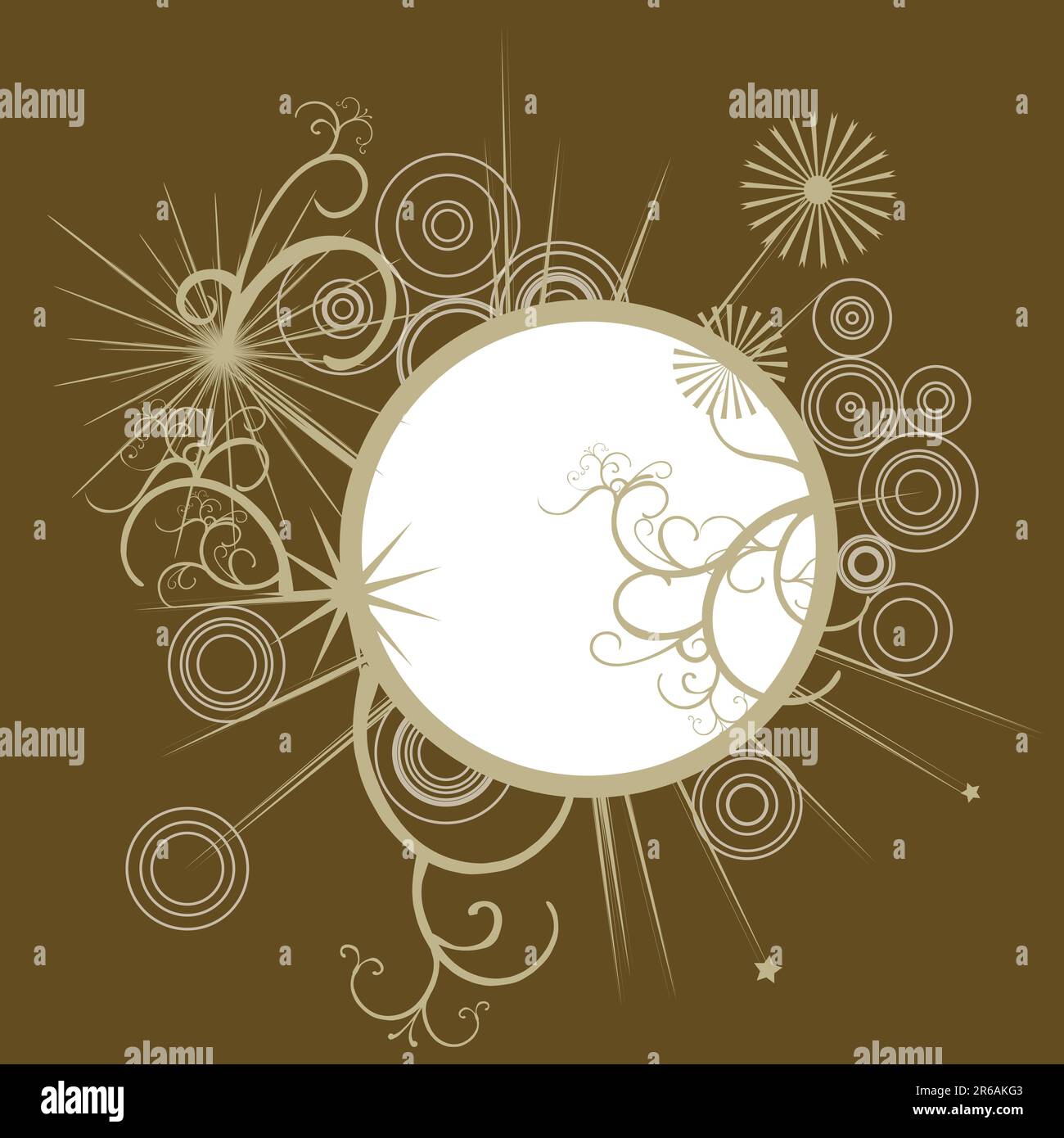 Ornate border design with fancy surround Stock Vector Image & Art - Alamy