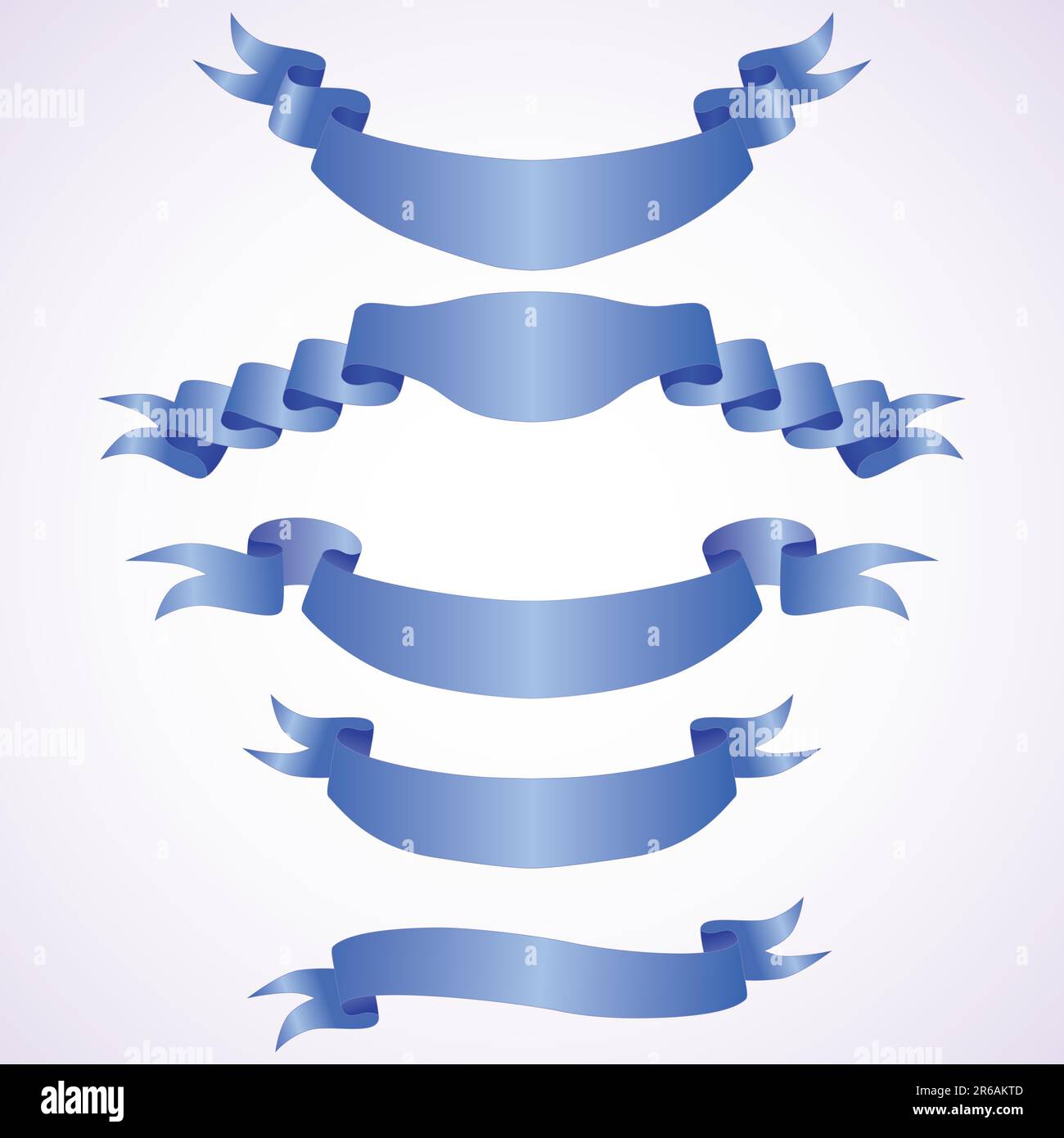 Set of blue banners. Vector illustration. Elements for design Stock ...