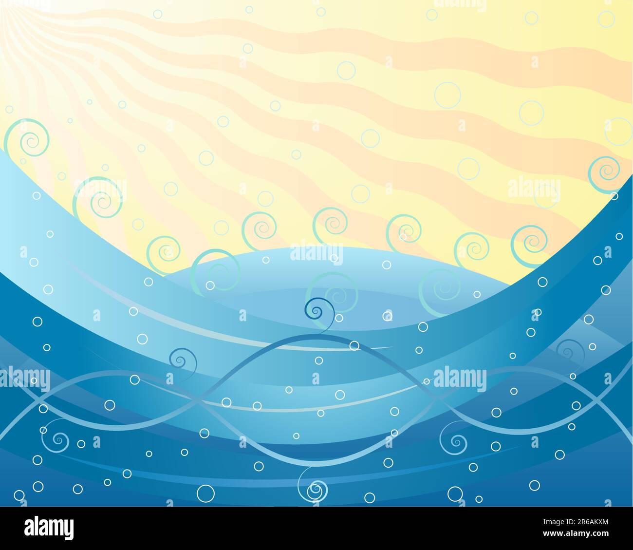 Abstract wave art design vector illustration Stock Vector Image & Art ...