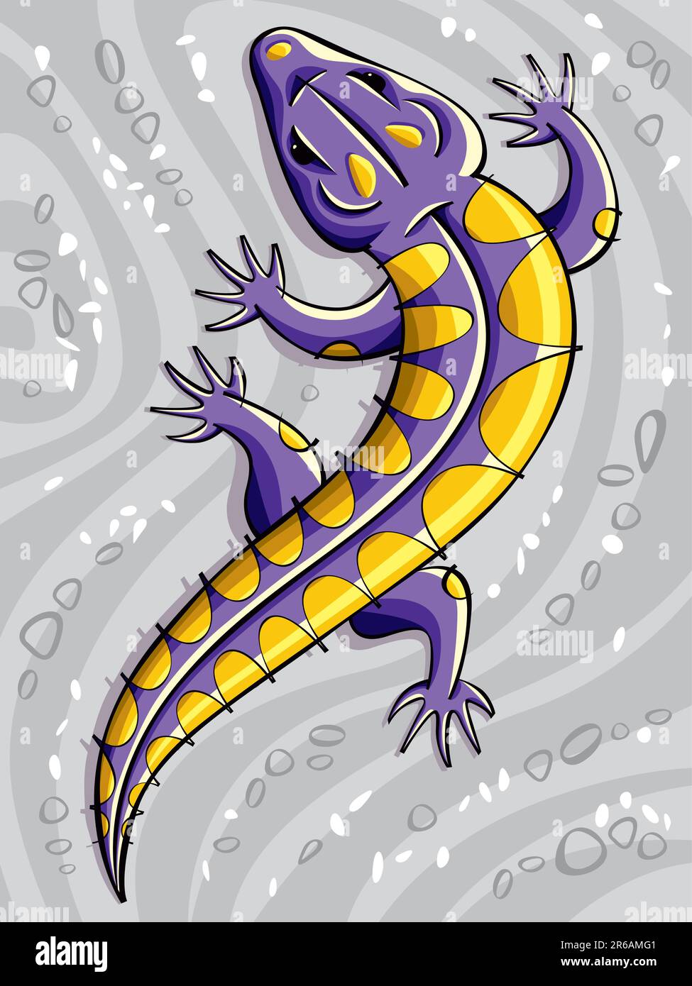 Stylized lizard hi-res stock photography and images - Alamy