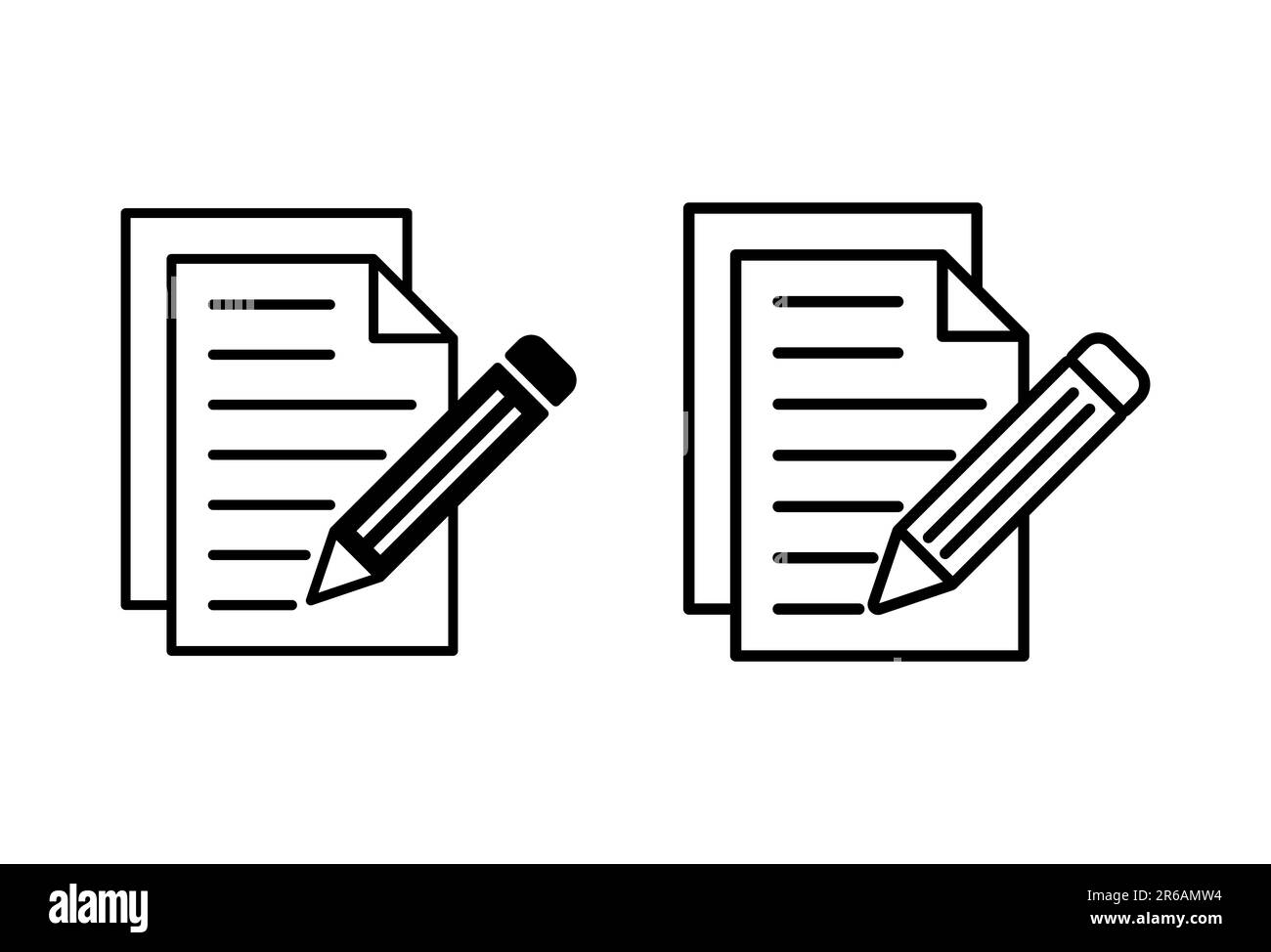 Note icon set. notepad icon vector Stock Vector Image & Art - Alamy