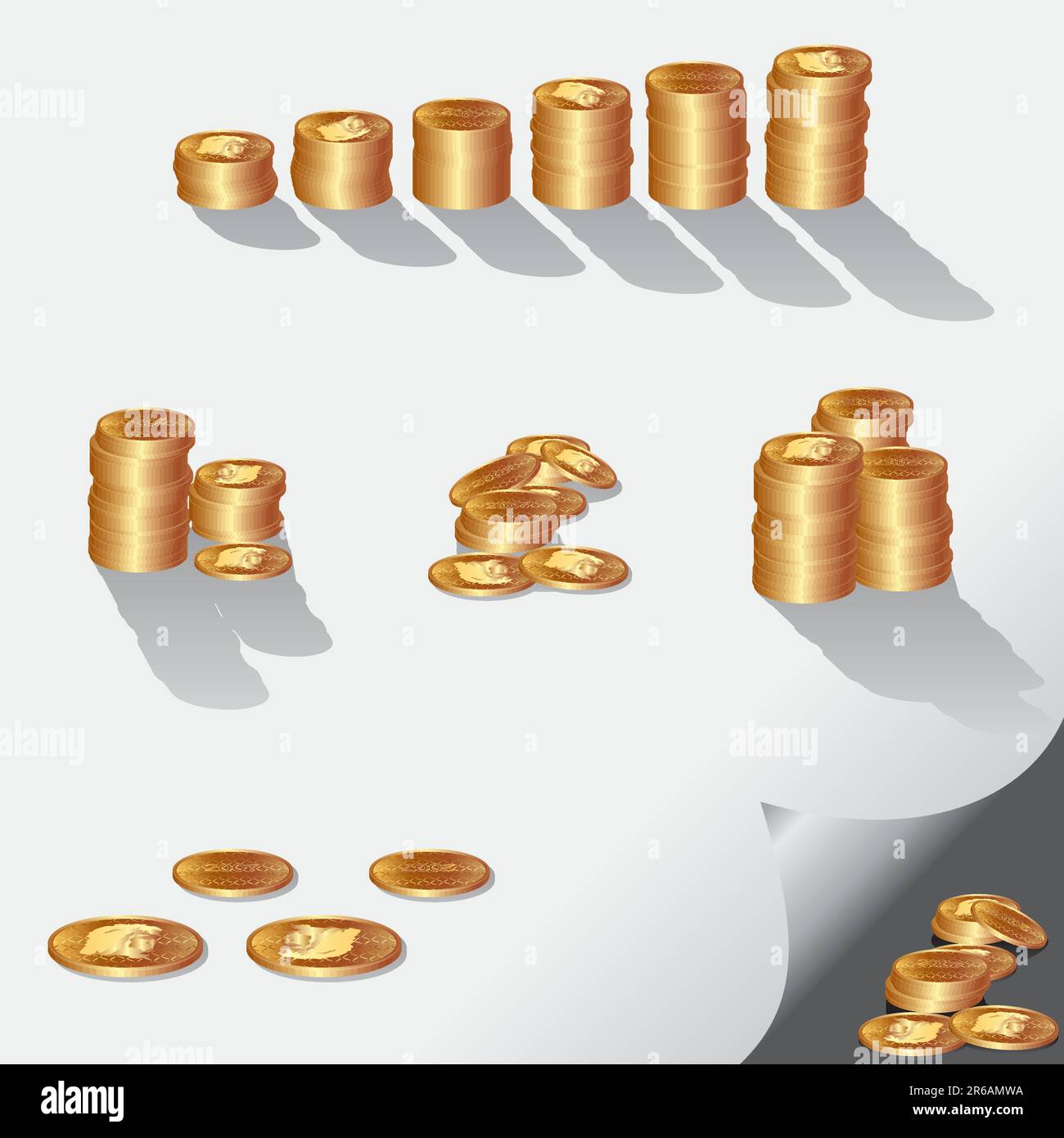 vector coins design Stock Vector Image & Art - Alamy