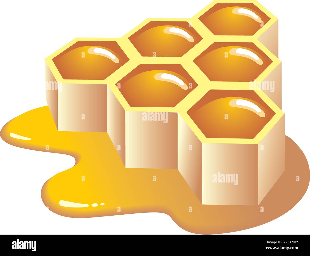 Honey vector illustration Stock Vector Image & Art - Alamy
