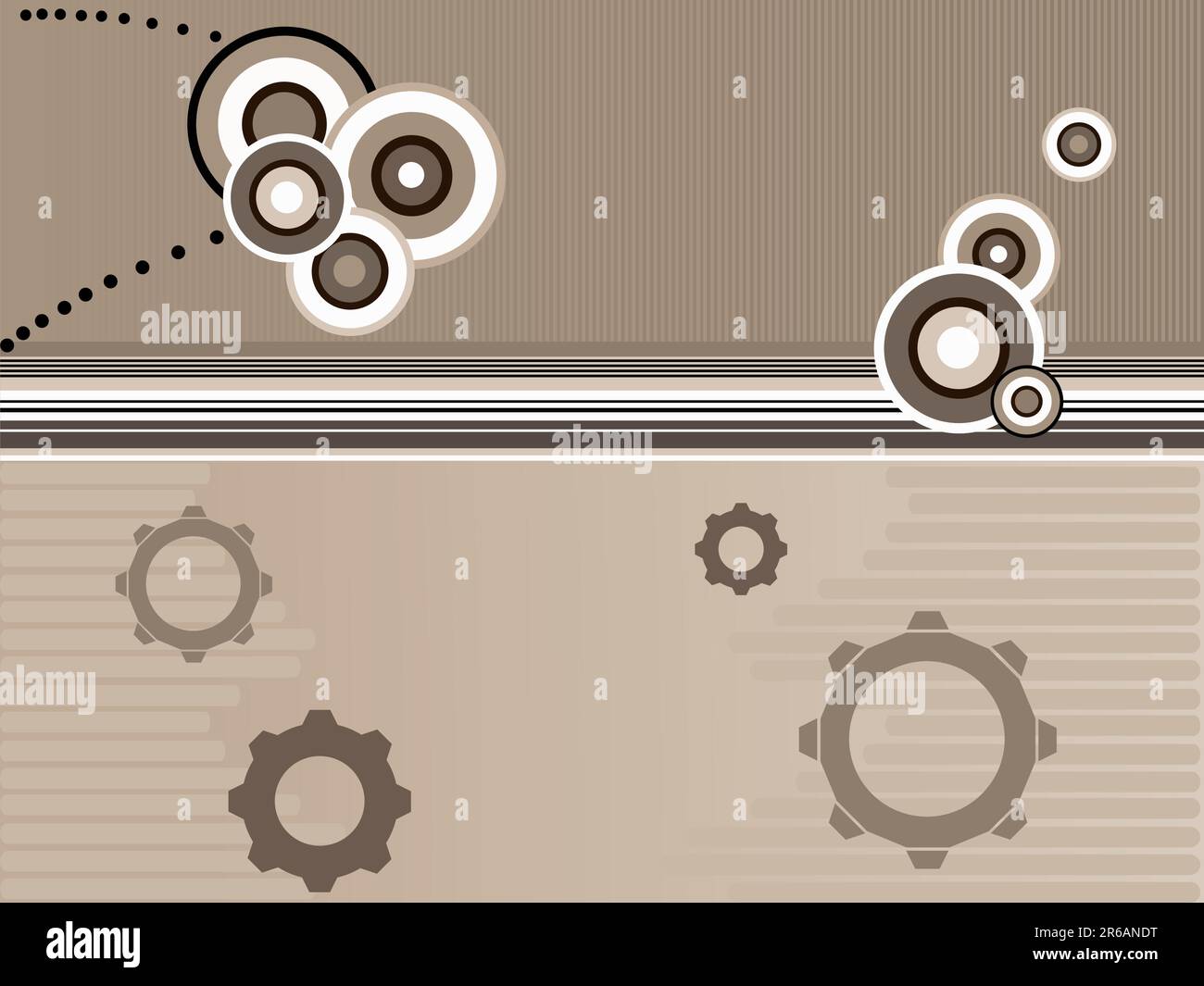 Business background - Tan circles and Cogs on a contra tan background ...