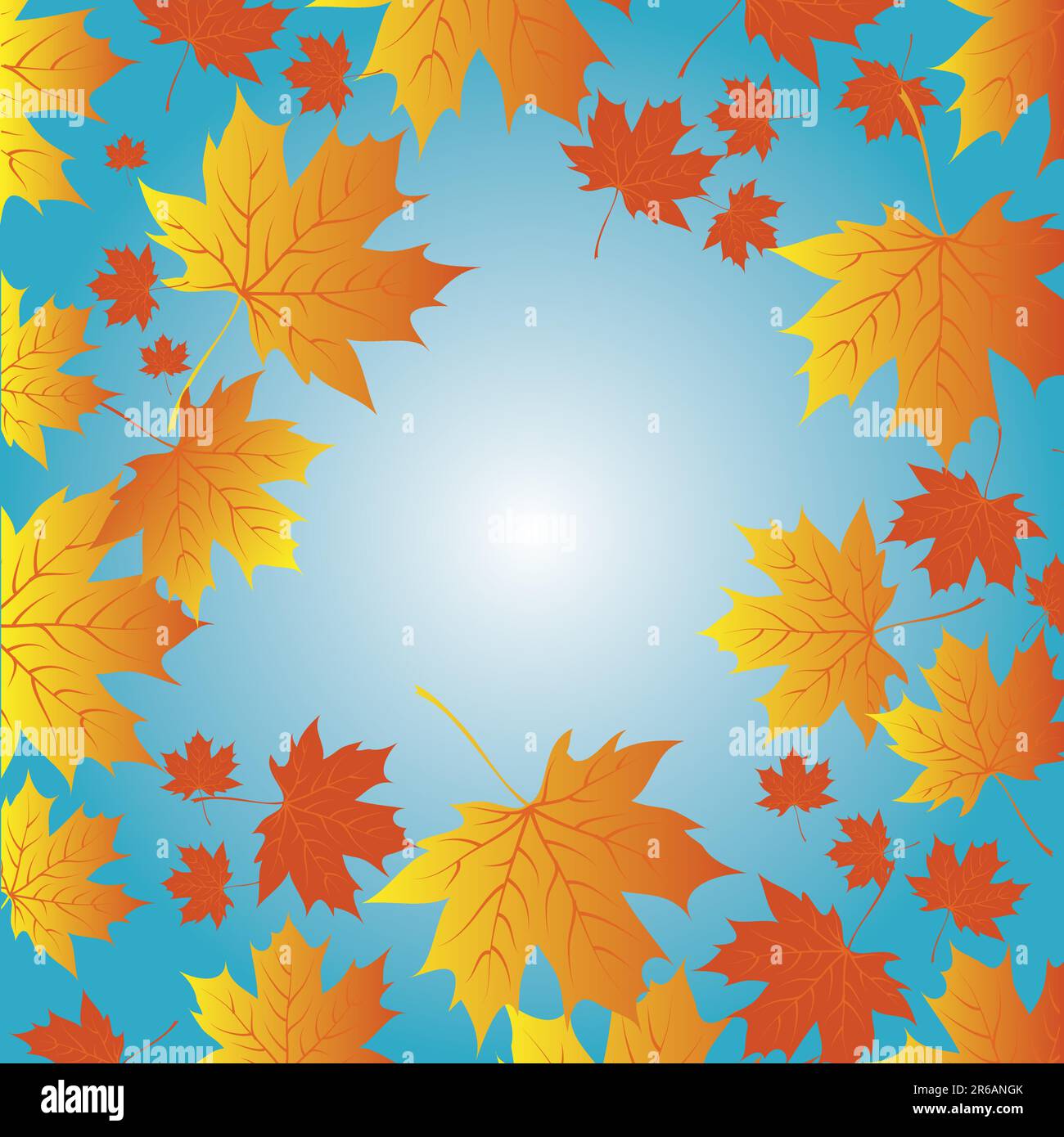Against a background of leaves Stock Vector Images - Alamy