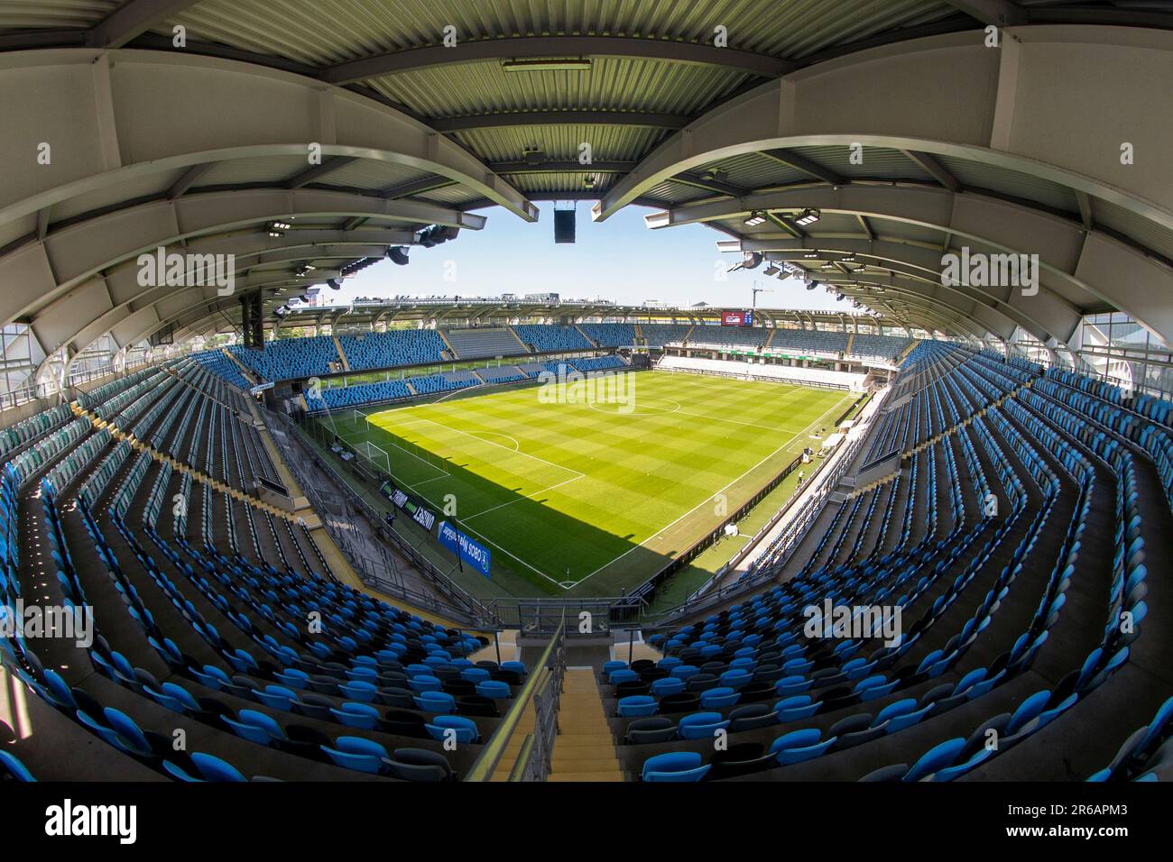 Inside view of Gamla Ullevi stadium in Gothenburg, Sweden Stock Photo ...