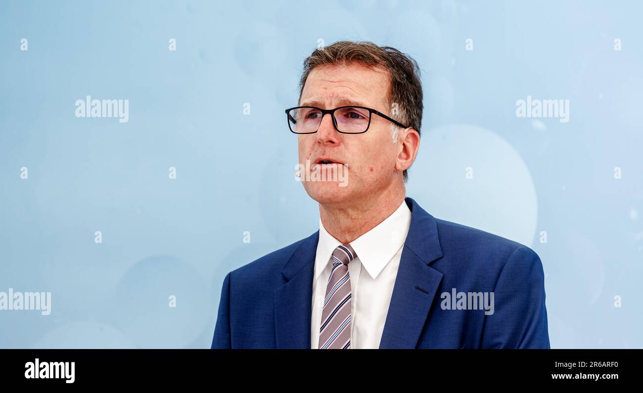 Hamburg, Germany. 08th June, 2023. Ingo Hannemann, Spokesman of the ...