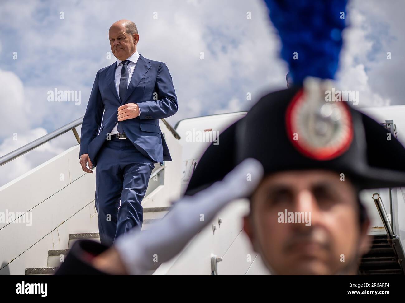 Rome, Italy. 08th June, 2023. German Chancellor Olaf Scholz (SPD ...