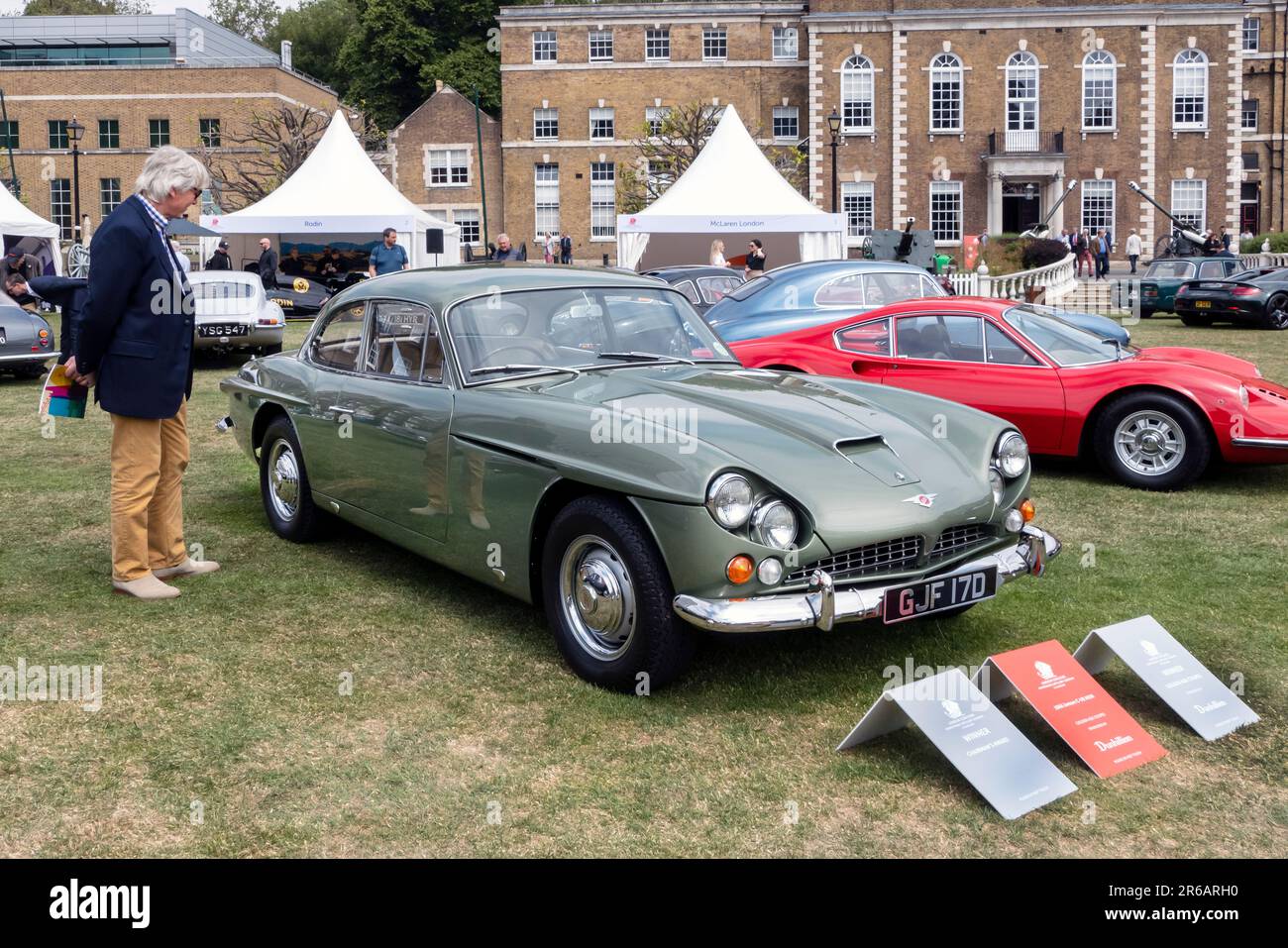 1966 Jensen CV8 MKIII at the London Concours at Honourable Artillery ...