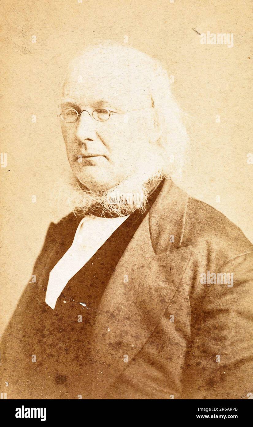 Horace Greeley (3. Februar 1811 - 29. November 1872) war ein ...