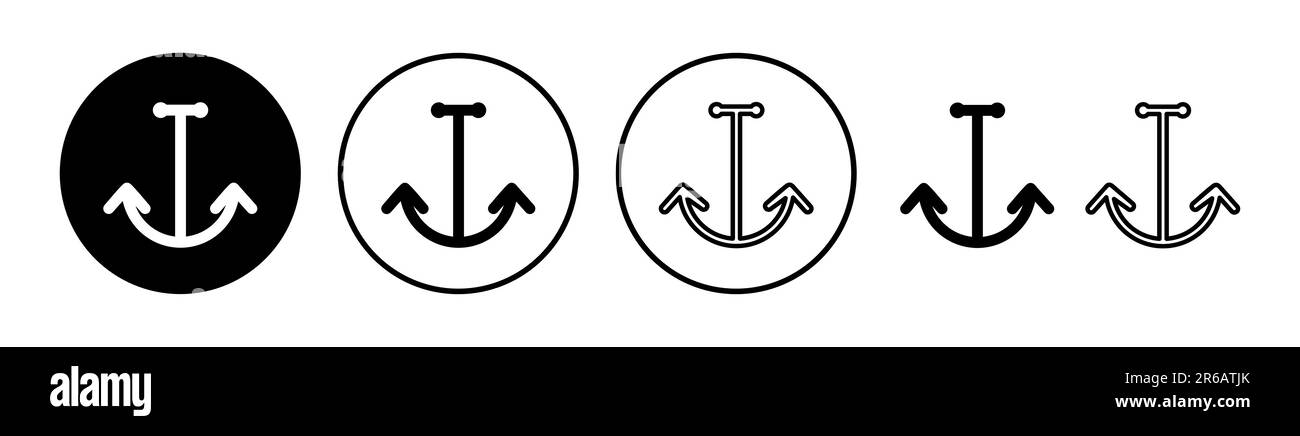 Anchor icon vector. Anchor sign. marine symbol Stock Vector Image & Art ...