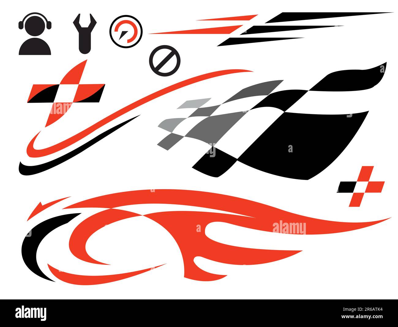 vector icons related to speed and racing Stock Vector Image & Art - Alamy