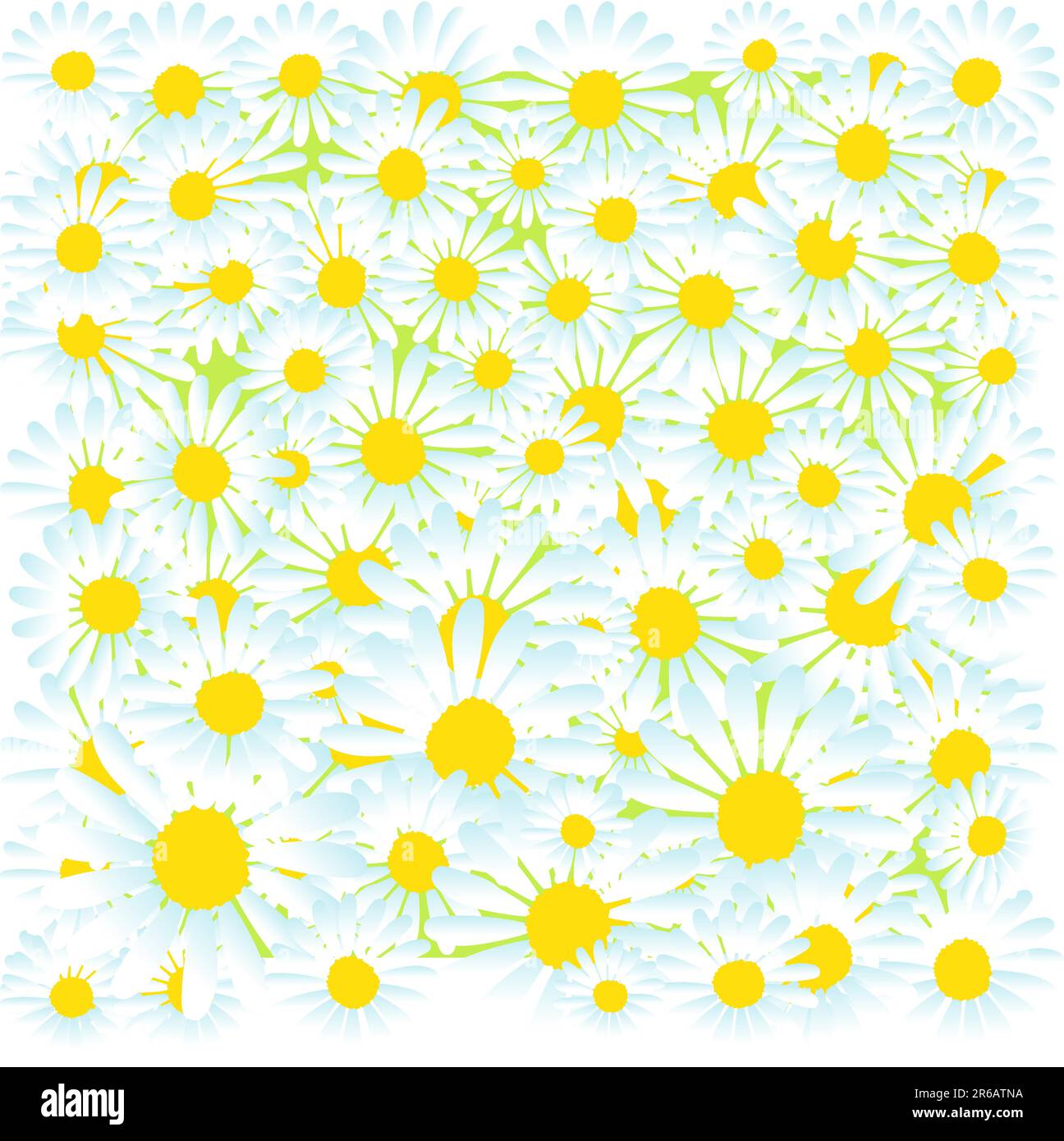 Dasies background Stock Vector Images - Alamy