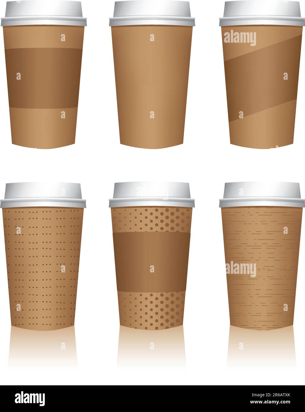 Coffee cup templates isolated on white background Stock Vector Image ...