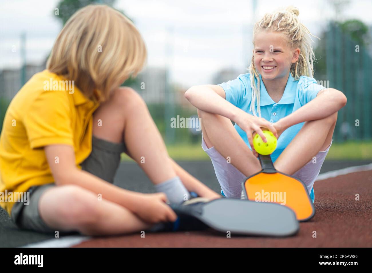 Pickleball for kids hi-res stock photography and images - Alamy
