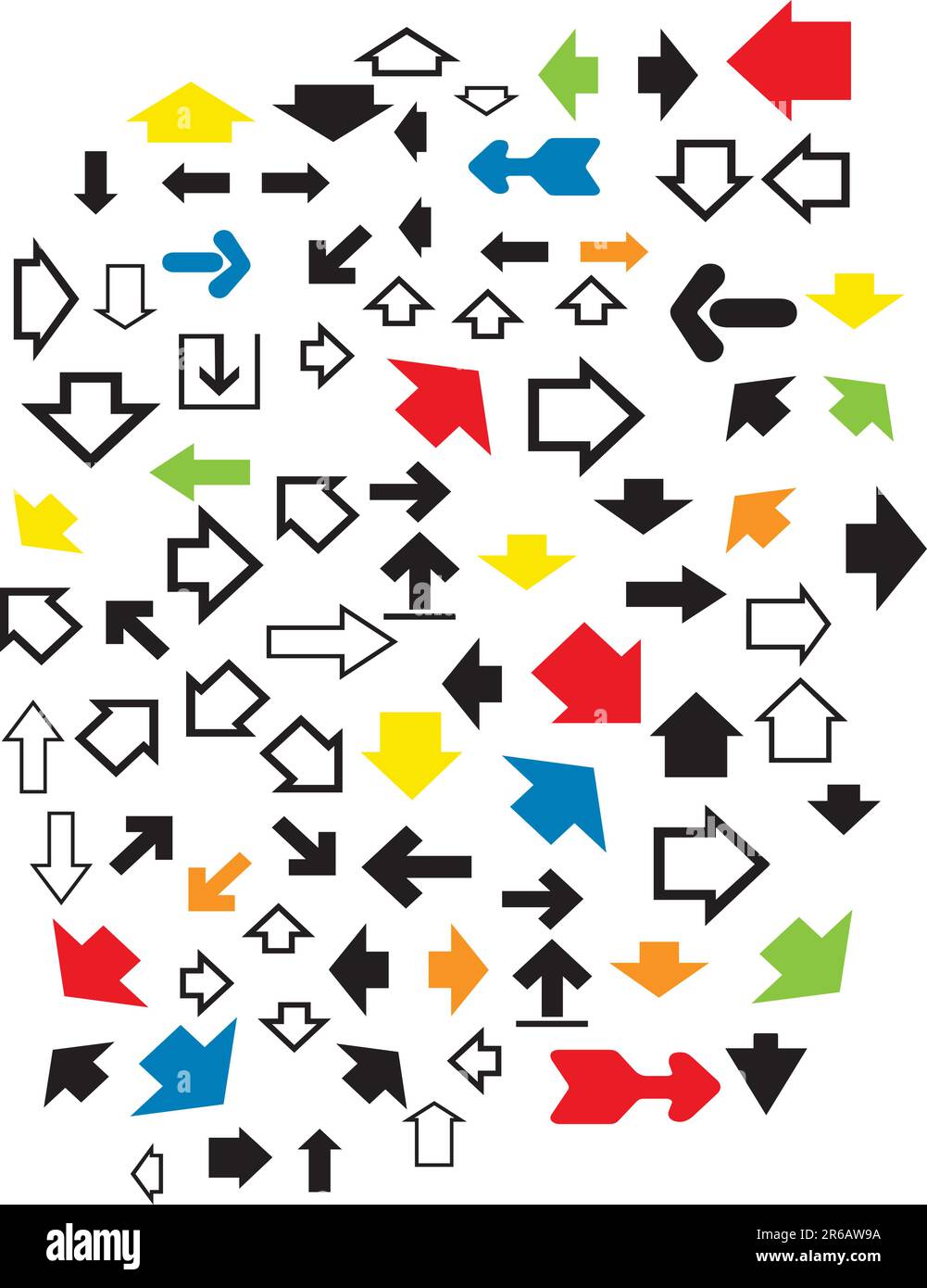 Various arrows image illustration for use in web and print design Stock ...